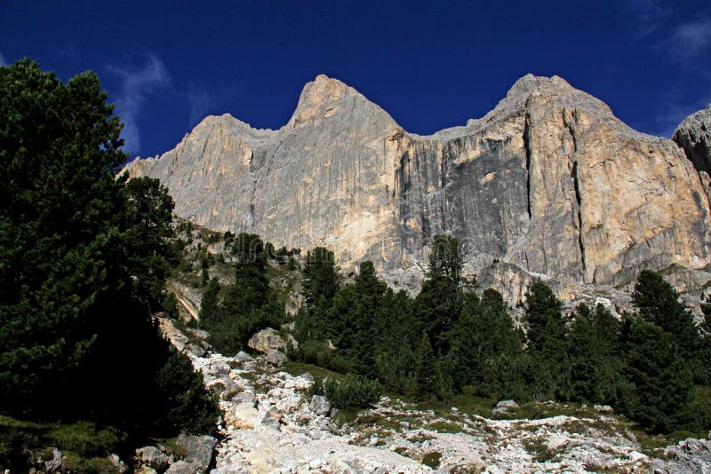 The Catinaccio peak stock photo. Image of landscape, trentino - 50915436
