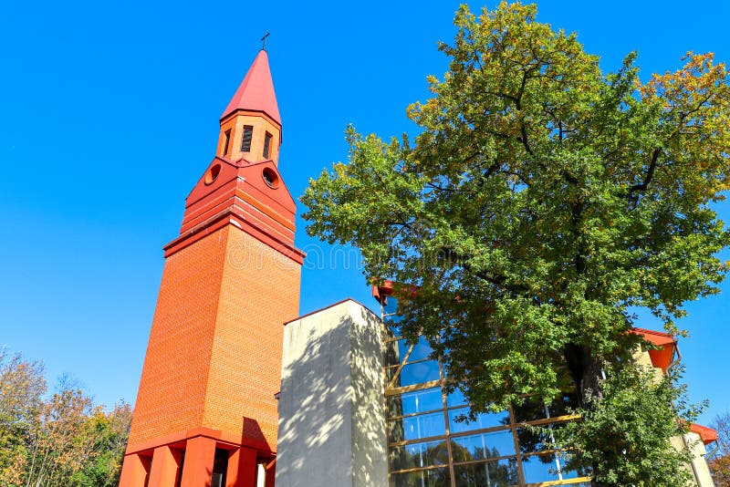 Catolic Church of the Resurrection of Christ Stock Photo - Image of ...