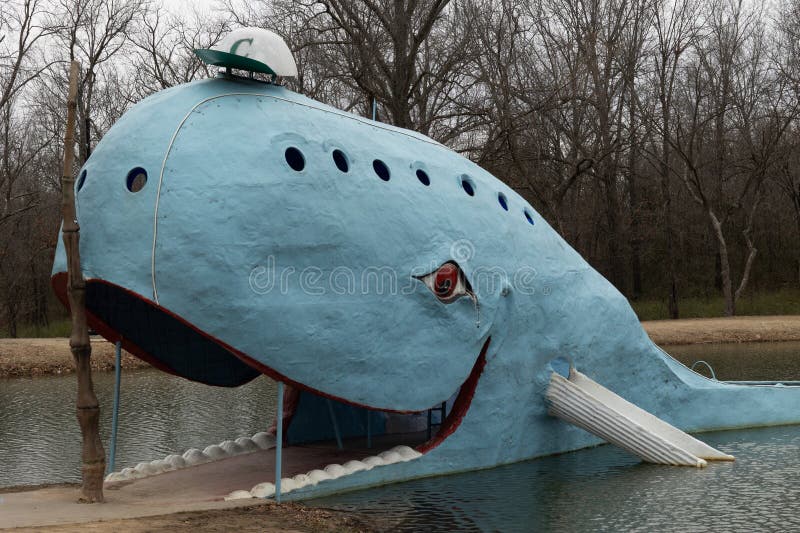 Catoosa Whale Park on Route 66, Catoosa, Oklahoma Editorial Image ...