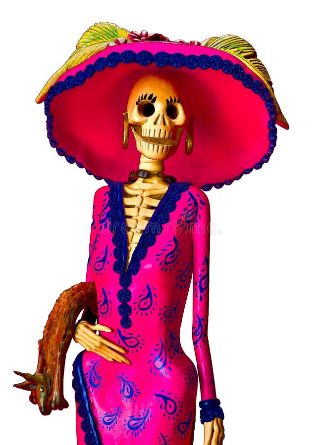 Catrina Day of the Dead Skeleton Stock Illustration - Illustration of ...