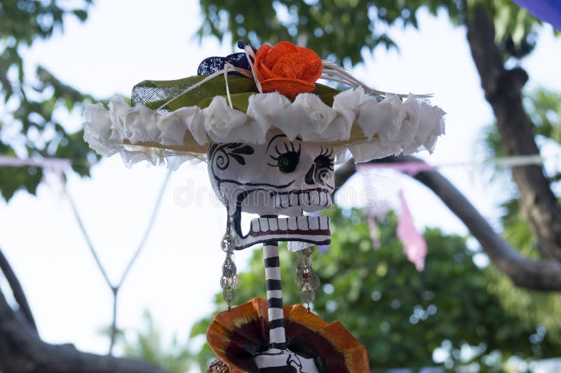 Catrina Skeleton stock photo. Image of marigold, belief - 62247122