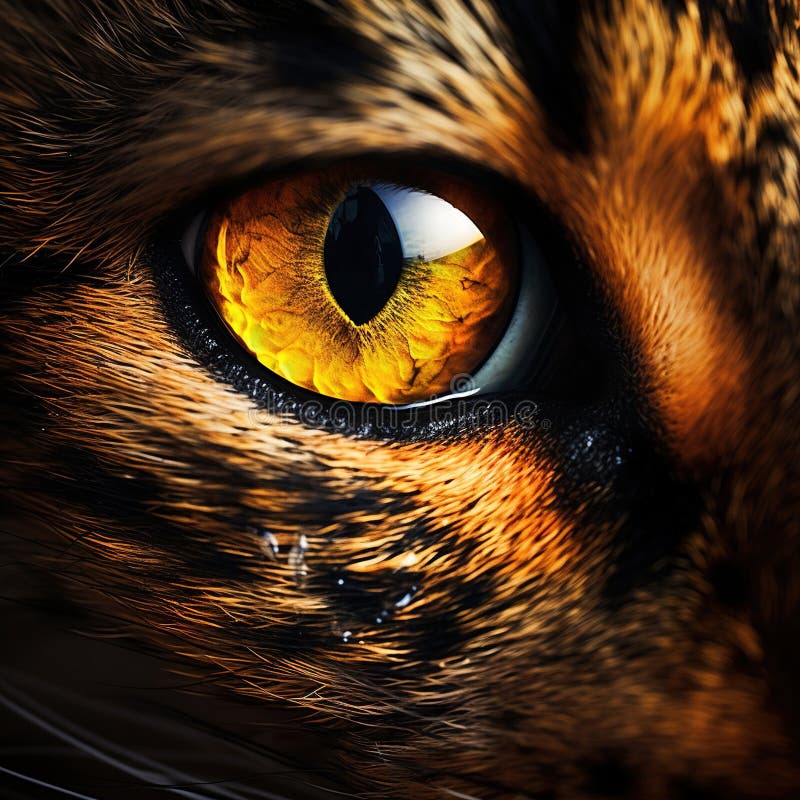 Cats Eyes. stock illustration. Illustration of generative - 293680351