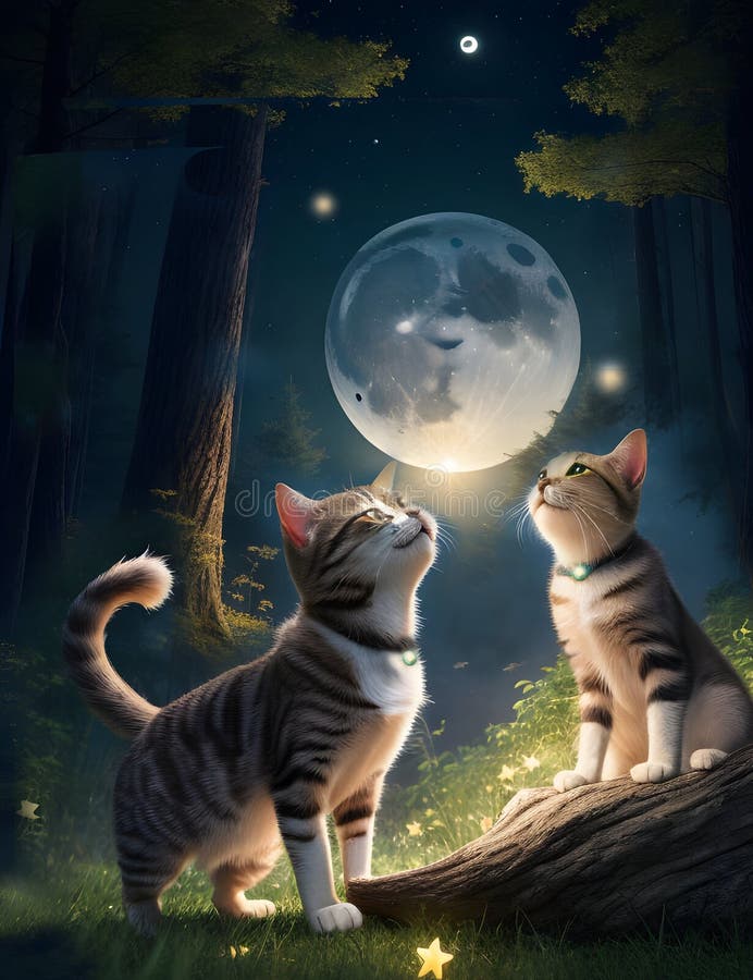 Forest at Midnight: a Hyper-detailed Rendering of Eerily Realistic ...