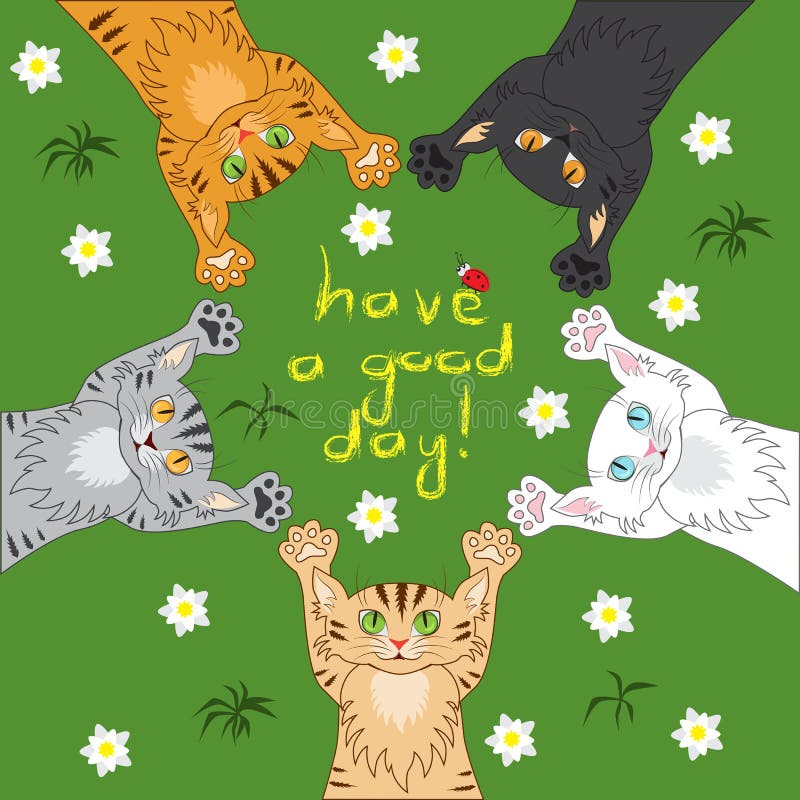 Good Weekend Cats Stock Illustrations – 11 Good Weekend Cats Stock ...