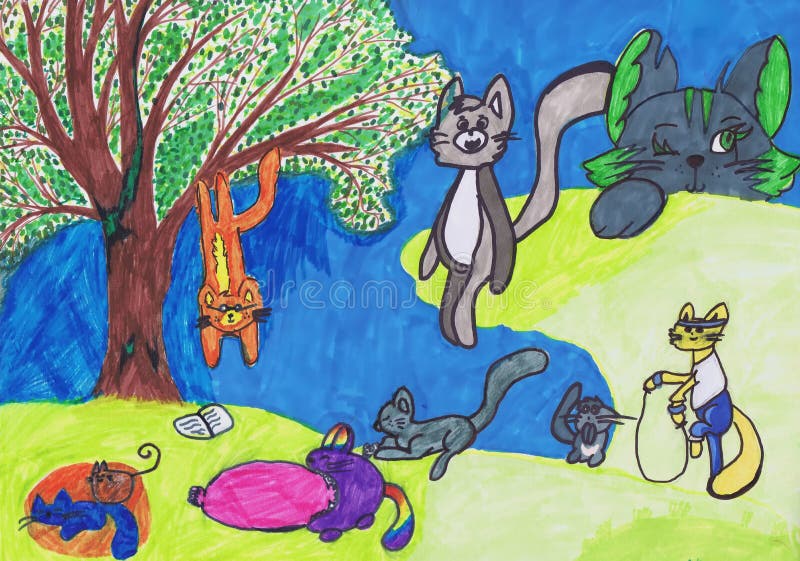 Street Cats Stock Illustrations – 946 Street Cats Stock Illustrations ...