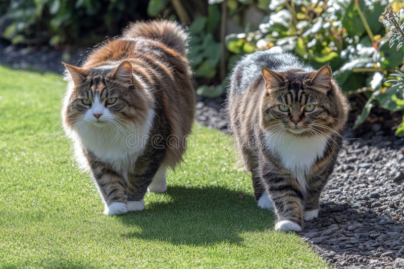 Cats Standing Side Outside Garden Stock Photos - Free & Royalty-Free ...