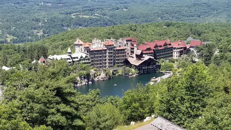 Catskill Mountain Hotel and Resort Stock Image - Image of hotel, resort ...