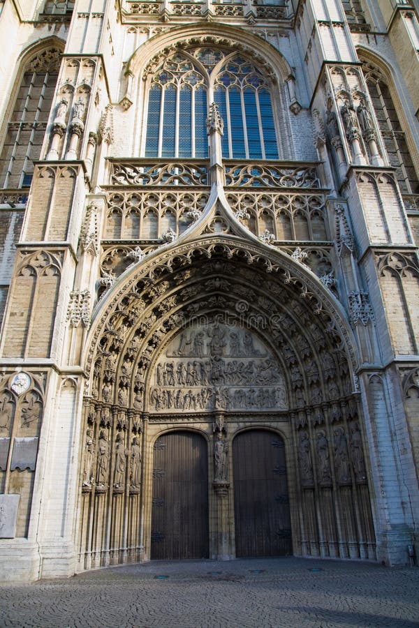 Cattedrale, Anversa, Belgio Fotografia Stock - Immagine di medioevale ...