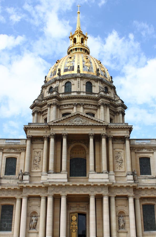Cattedrale Di Les Invalides a Parigi Immagine Stock - Immagine di ...
