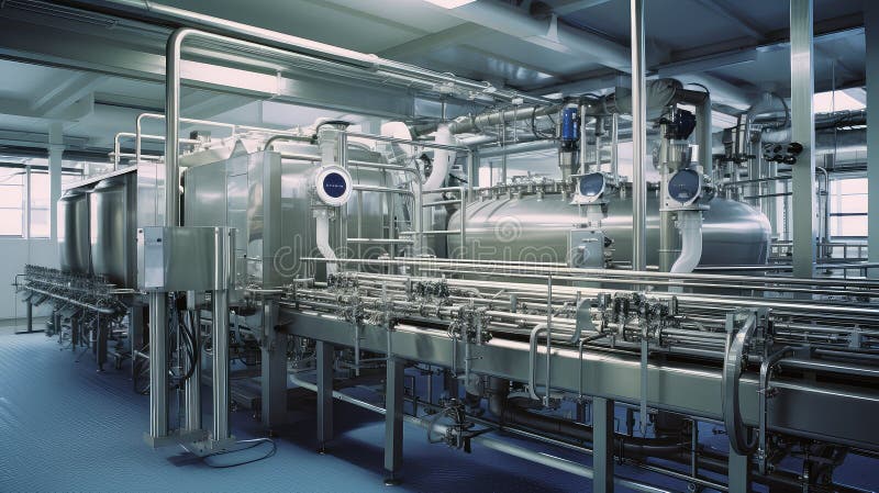 Cattle Bovine Milk Production Stock Illustration - Illustration of ...