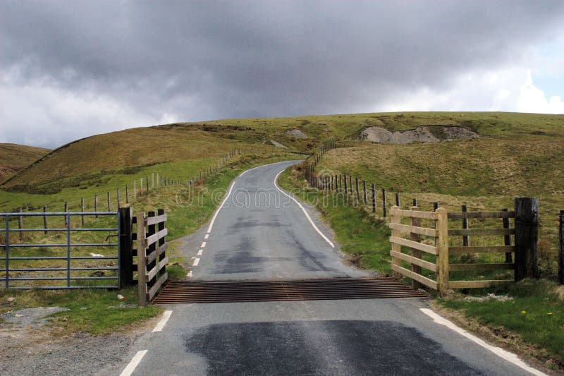 Cattle grid stock photo. Image of countryside, bend, entry - 9165316