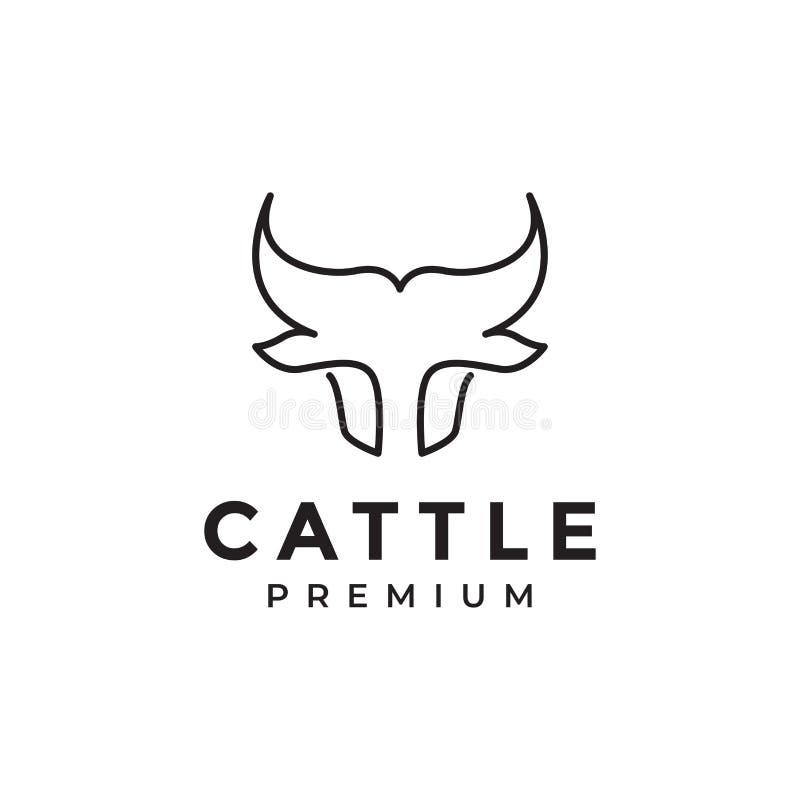 Minimal Cattle Logo Stock Illustrations – 201 Minimal Cattle Logo Stock ...