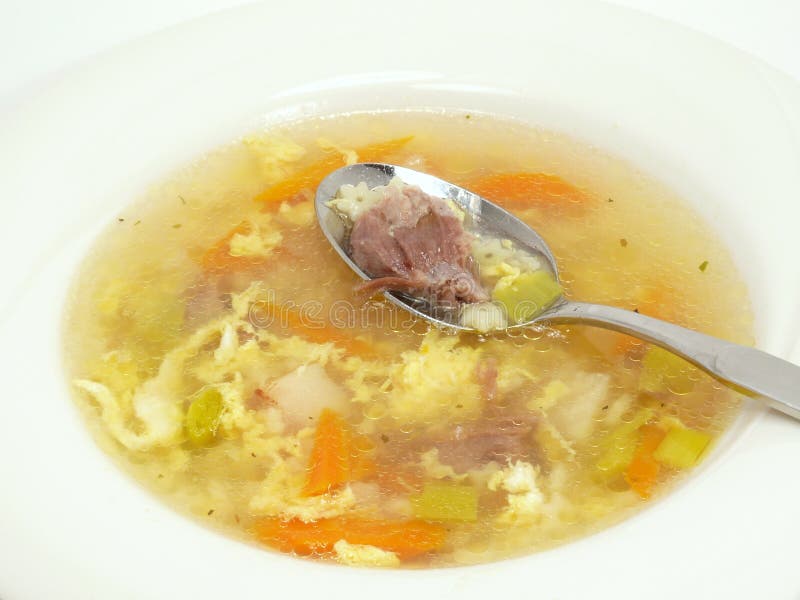 Cattle-soup stock photo. Image of soup, cattle, insert - 11528378