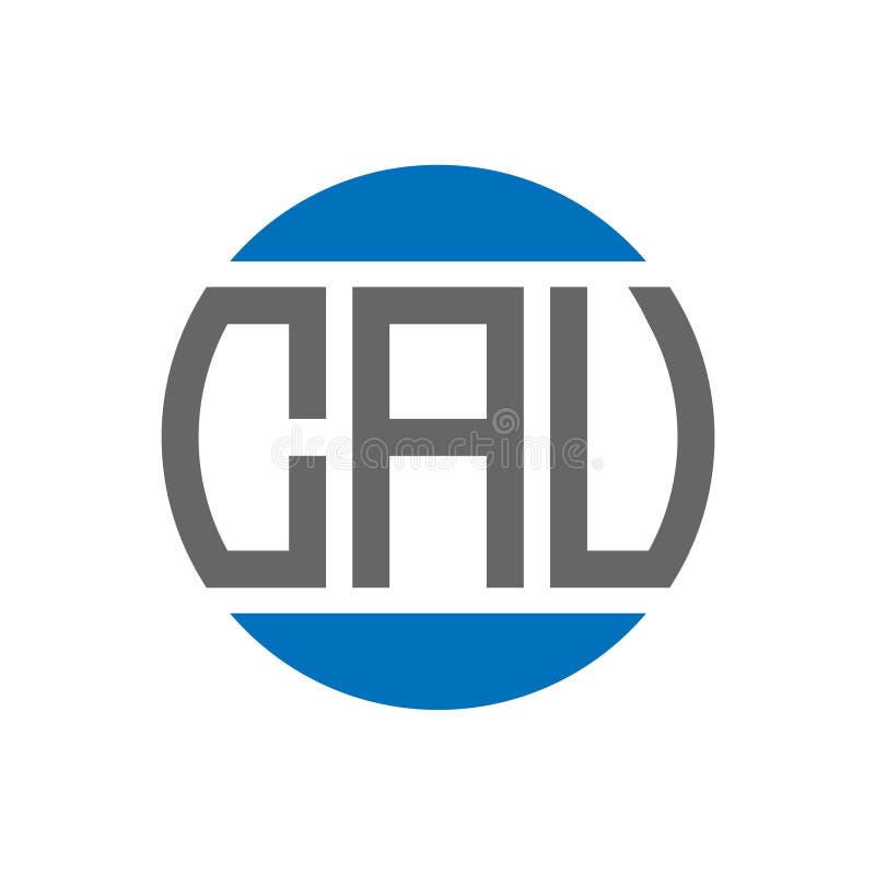 CAU Letter Logo Design on White Background. CAU Creative Initials ...