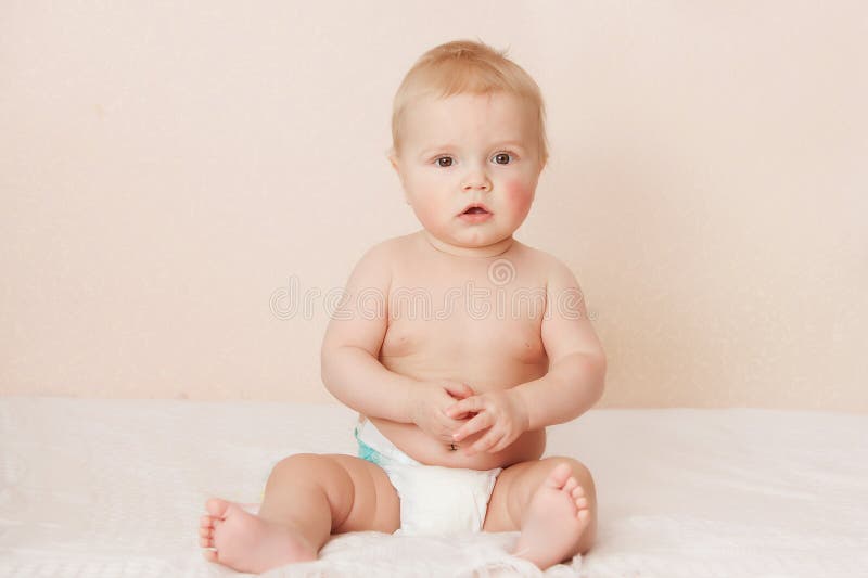Caucasian baby boy stock photo. Image of careful, beauty - 31894398