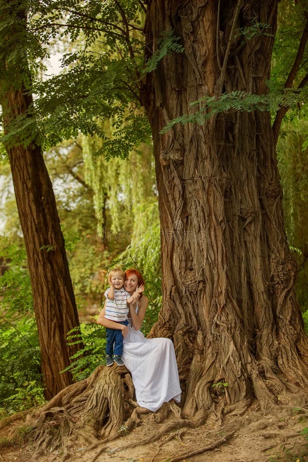 Caucasian Baby Boy Take Rest in Summer Park Stock Photo - Image of ...