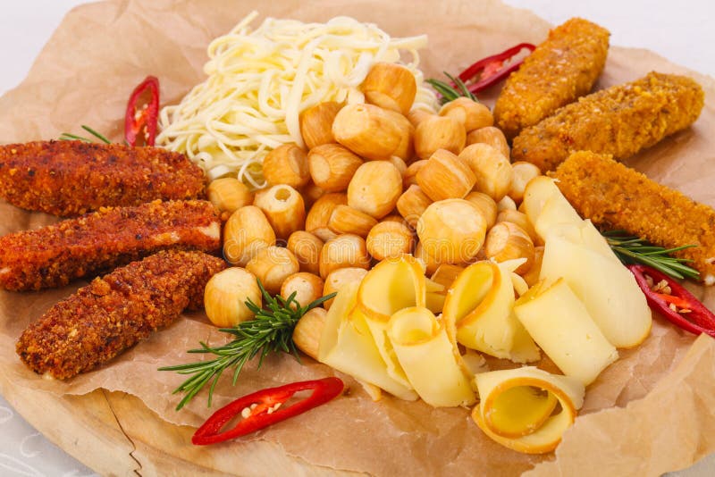 Caucasian Cheeses Plate Mix Snack Stock Image - Image of snack, home ...