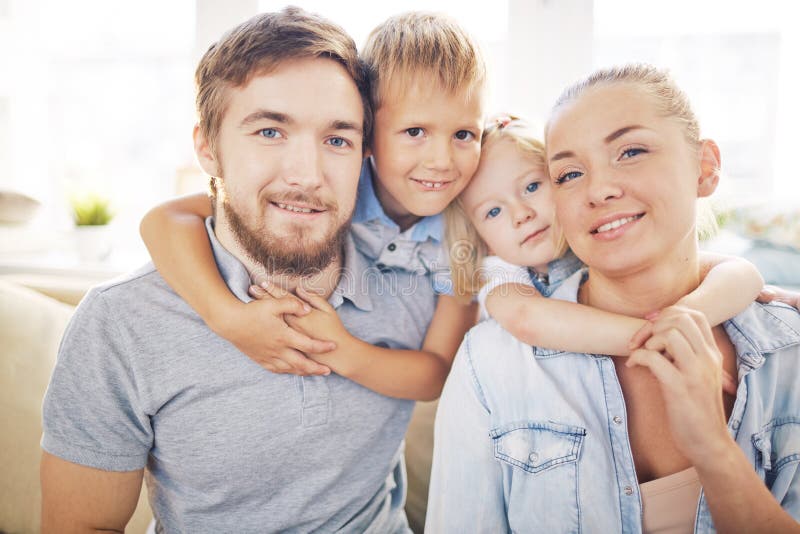 Caucasian family stock photo. Image of child, people - 74632238