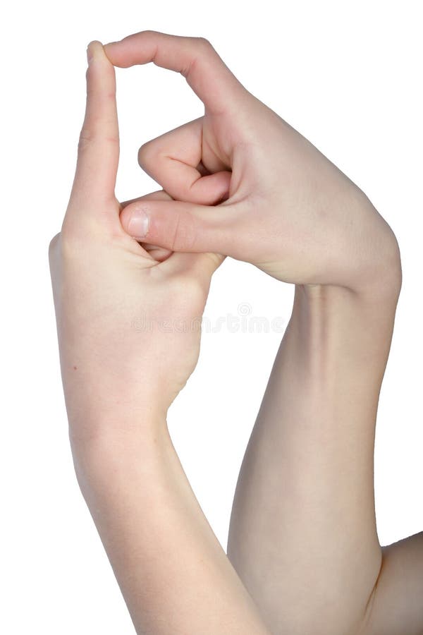 British Sign Language stock photo. Image of symbol, letter - 141036142