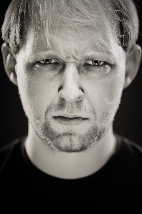 Angry bearded man stock image. Image of madness, male - 23001289