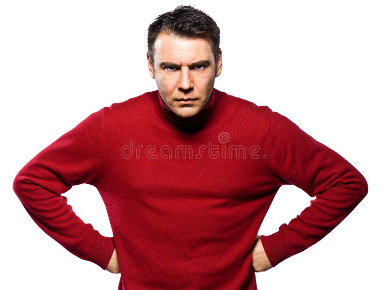 Caucasian man attitude stock image. Image of cutout, adult - 23922421