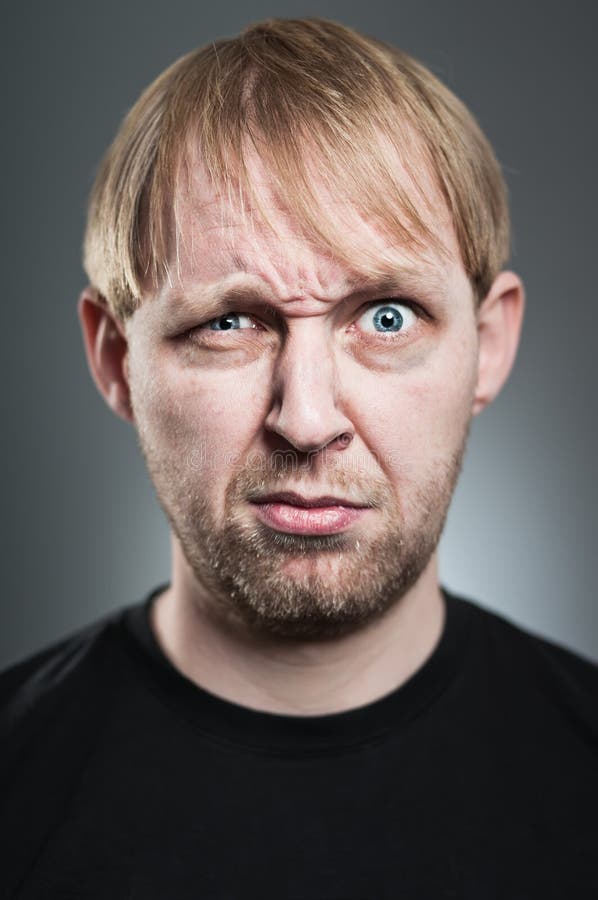 Caucasian Man with a Big Cheesy Smile Stock Image - Image of adult ...