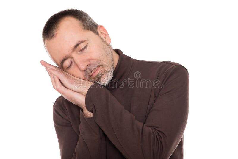 Man Sleeping standing stock photo. Image of sleeping - 13314168