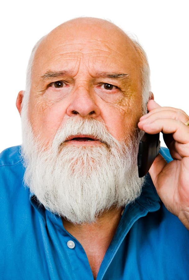 Caucasian Man Talking on Mobile Stock Photo - Image of connection, face ...