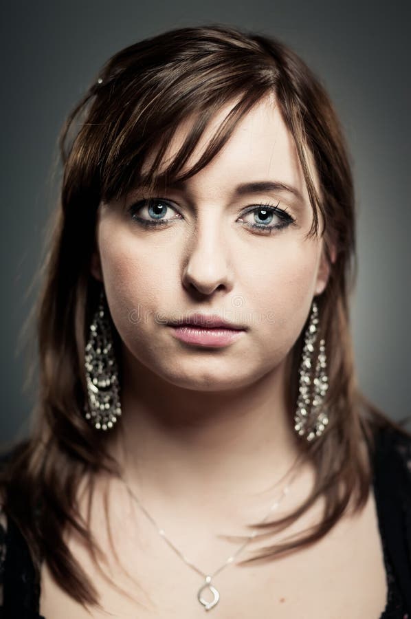 Caucasian Woman Blank Expression Portrait Stock Image - Image: 31268925 Caucasian Woman Blank Expression Portrait Stock Image - Image: 31268925