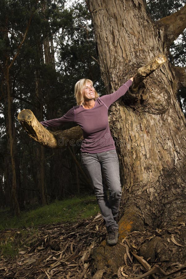 Woman in the Woods Squirrel Bites the Hand Stock Image - Image of bite ...