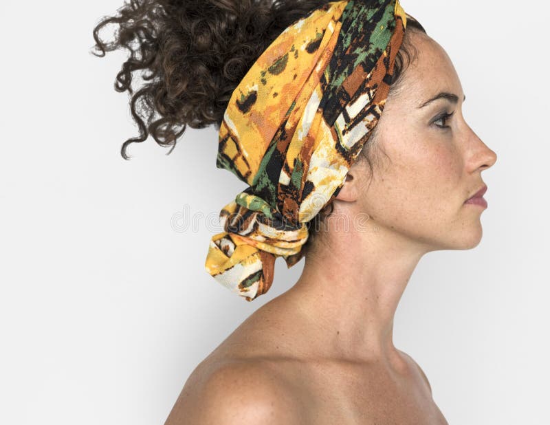 Caucasian Woman Side View in a Shoot Stock Photo - Image of clean ...