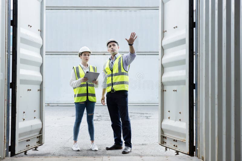 Cargo Container Door Inspection Stock Photos - Free & Royalty-Free ...
