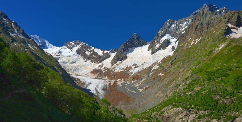 Caucasus landscape stock photo. Image of colorful, green - 74400342