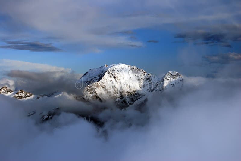 Caucasus Landscape / Mountain Panorama Stock Image - Image of peak ...