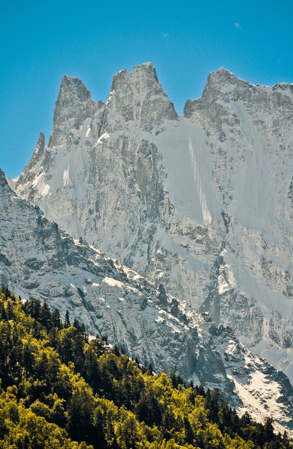 Caucasus landscape stock photo. Image of peak, nature - 52810346