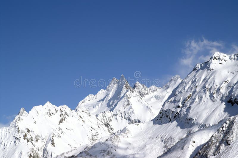 Caucasus Mountains stock image. Image of highly, caucasus - 7390055
