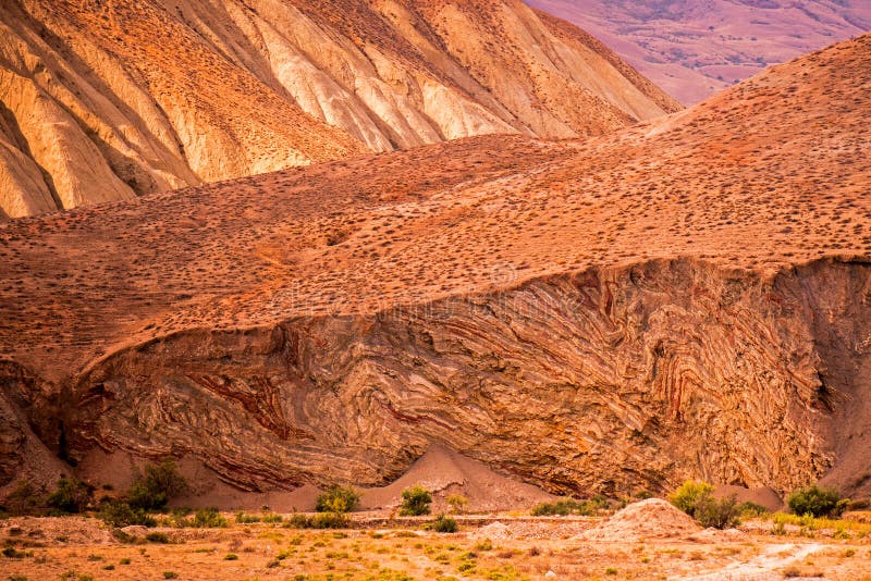 Caucasus Mountains Geology stock photo. Image of azerbaijan - 77264582