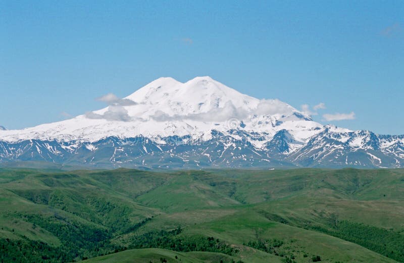 Caucasus, Mt. Elbrus. stock image. Image of green, mount - 2898405