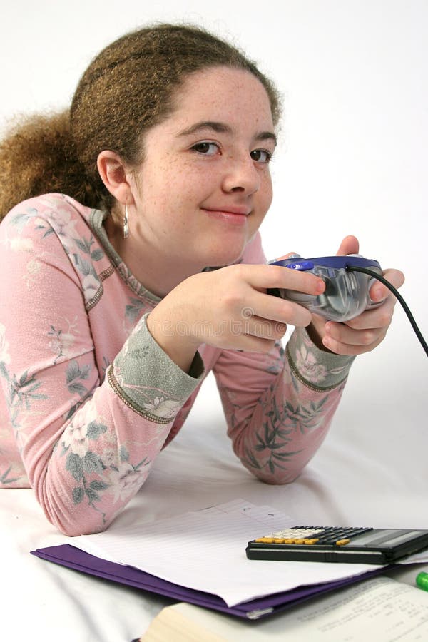 Caught Goofing Off stock photo. Image of games, homework - 150854