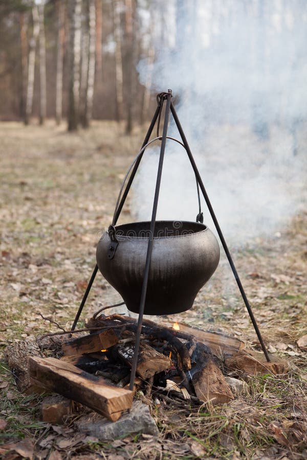 Cauldron stock image. Image of cooking, coal, kettle - 88401719
