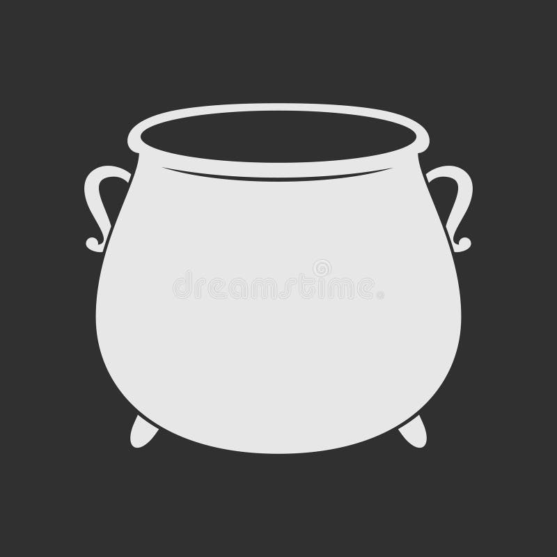 Cauldron icon isolated stock vector. Illustration of cauldron - 305728415