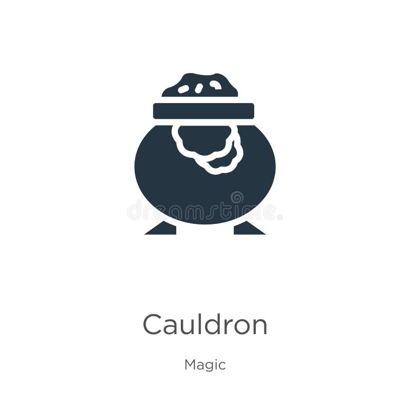 Cauldron Icon Vector. Trendy Flat Cauldron Icon from Magic Collection ...