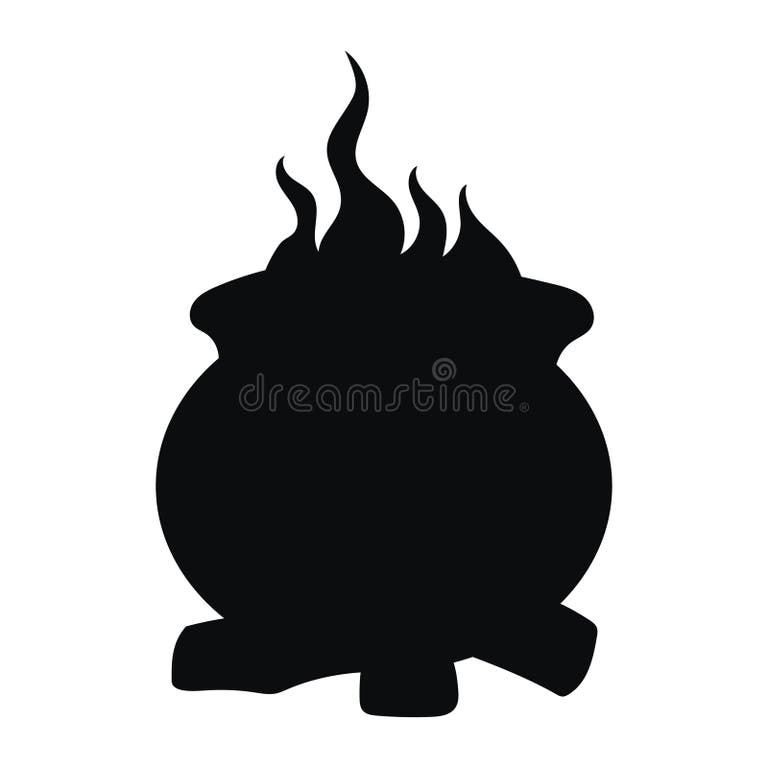 Cauldron Silhouette Witch Stock Illustrations – 3,308 Cauldron ...