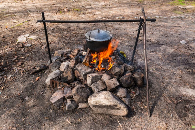 1,115 Cauldron Over Campfire Stock Photos - Free & Royalty-Free Stock ...