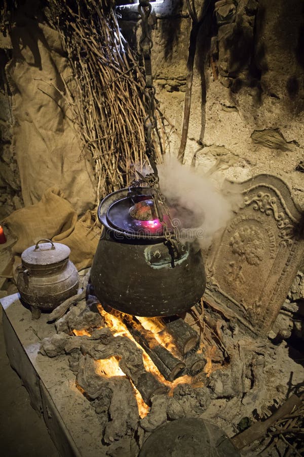 Cauldron with potions stock image. Image of candle, ingredients - 44272335