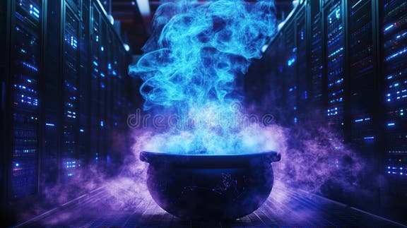 Cauldron with Quantum Entanglement Effects, Particles Blinking in and ...