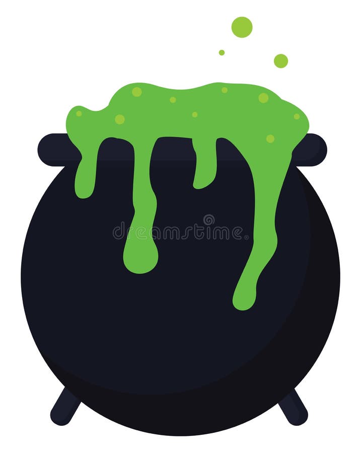 Cauldron, Vector or Color Illustration Stock Vector - Illustration of ...
