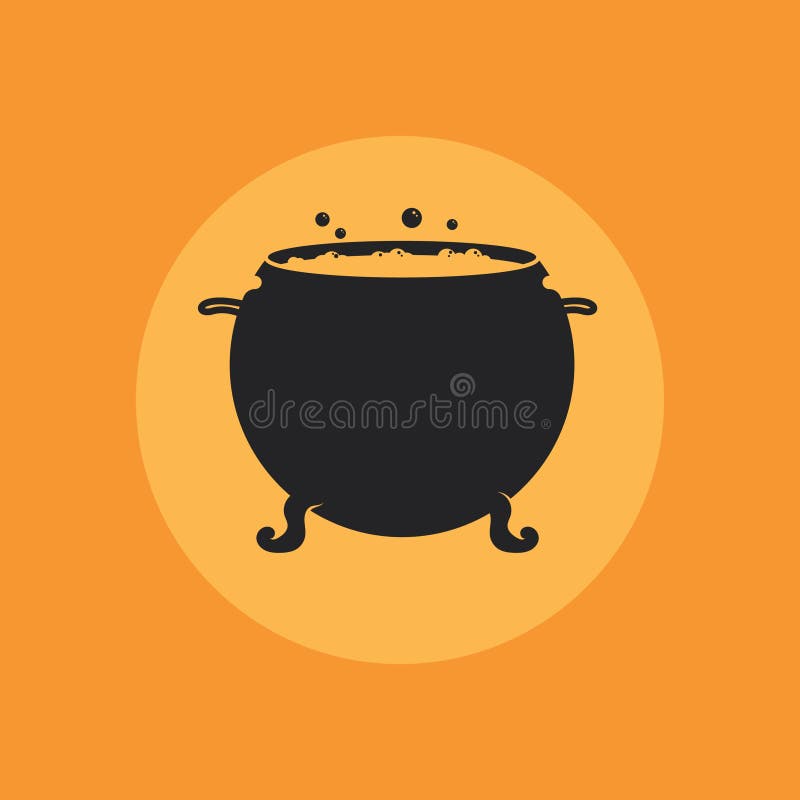 Cauldron. Vector Illustration Decorative Background Design Stock ...