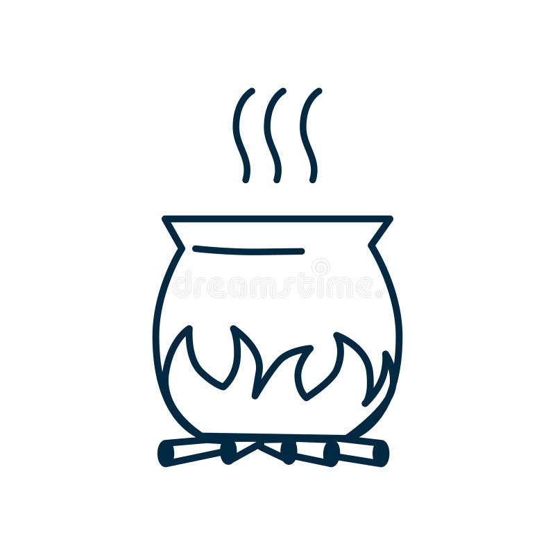 Cauldron. Vector Illustration Decorative Design Stock Vector ...