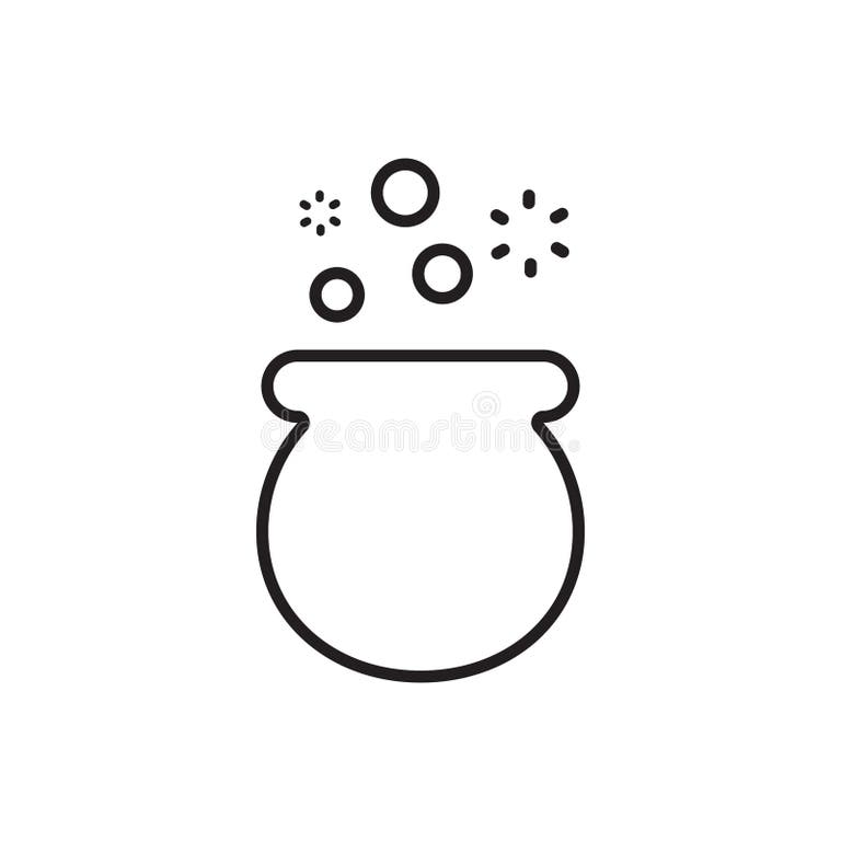 Cauldron. Vector Illustration Decorative Design Stock Vector ...
